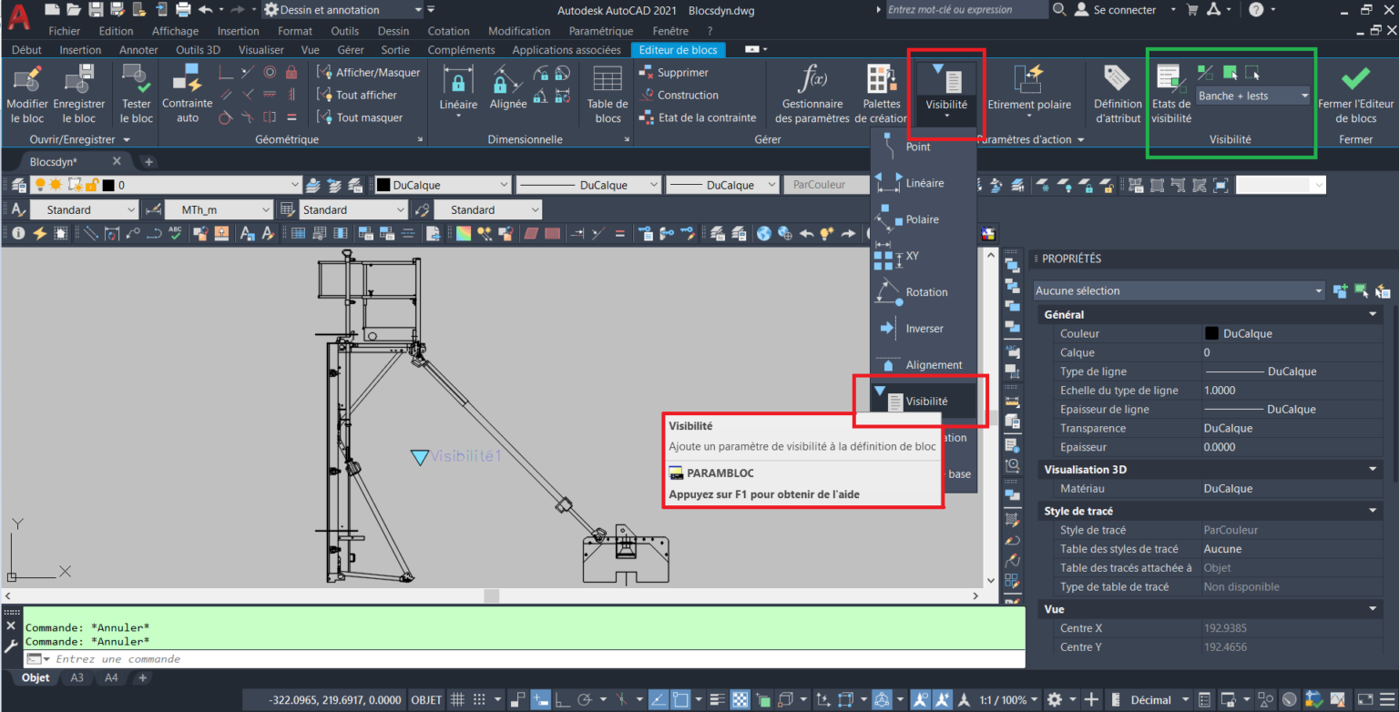 TUTORIEL AUTOCAD : Les blocs dynamiques - IMAAGO©